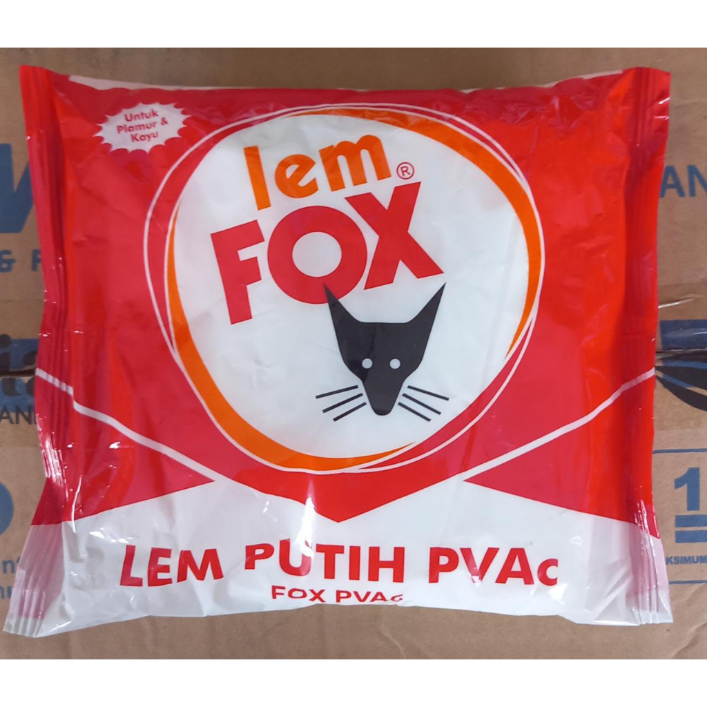 Jual LEM FOX PUTIH 400 GRAM & 700 GR ELEM KAYU KEMASAN KARET KULIT BUSA ...