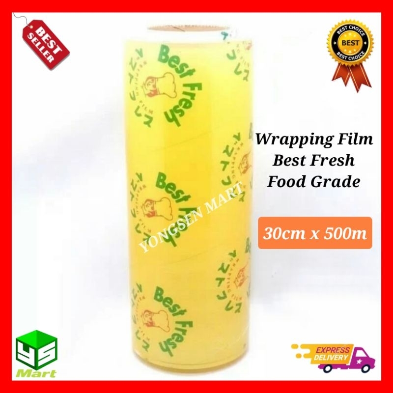 Jual Plastik Wrapping Film 30cm x 500m Best Fresh , Cling Wrap , Food ...