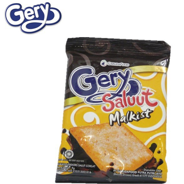 Jual GERY MALKIST SALUUT 18 GRAM KELAPA KEJU RENCENG ABON CHOCOLATE ...