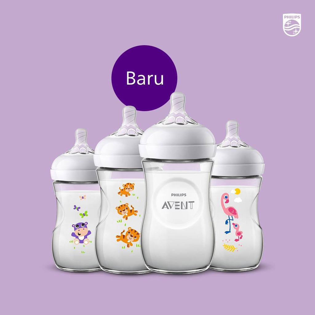 Jual TIMEPUBS Philips Avent Botol Susu Natural Single Pack 260ml (isi ...