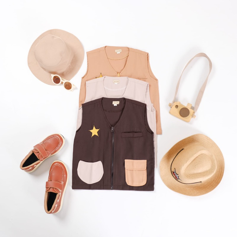 Jual Rompi Rimba anak / Rompi Cowboy anak / Vest anak | Shopee Indonesia