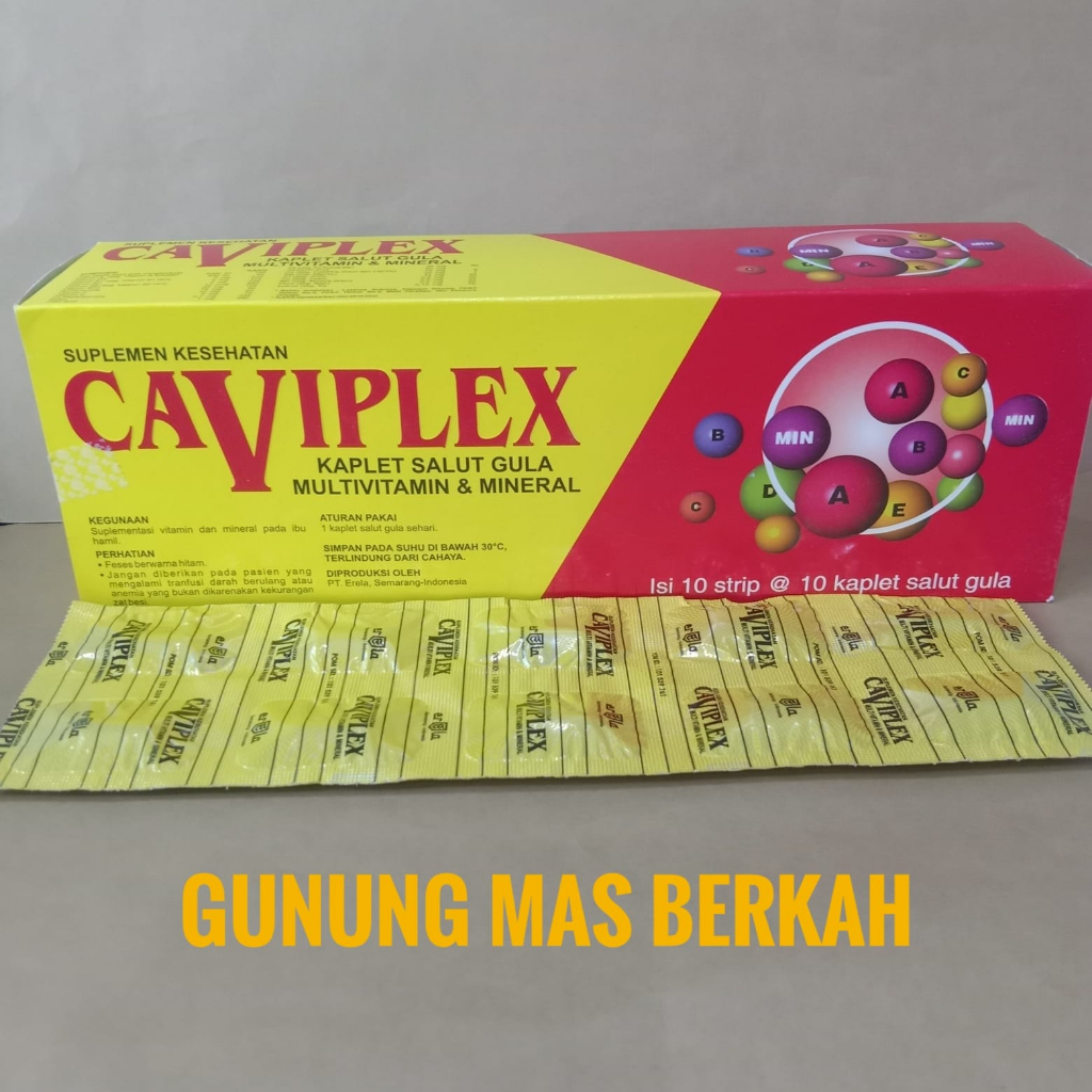 Jual CAVIPLEX cafiplex Caviplex isi 10 Kaplet - memelihara daya tahan ...
