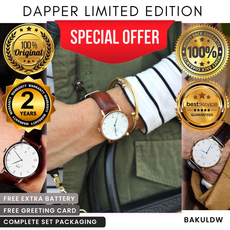 Jual [SPECIAL OFFER - 100% ORIGINAL] Jam Tangan Pria Wanita Couple DW Daniel Wellington Leather ...