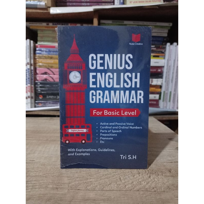 Jual Buku Genius English Grammar For Basic Level | Shopee Indonesia