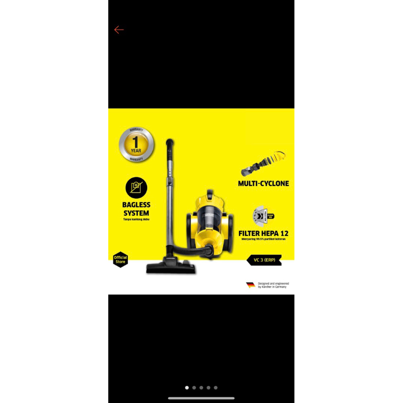Jual PRELOVED Karcher VC 3 Premium (ERP) *KAP 700 Watt Vacuum Cleaner ...