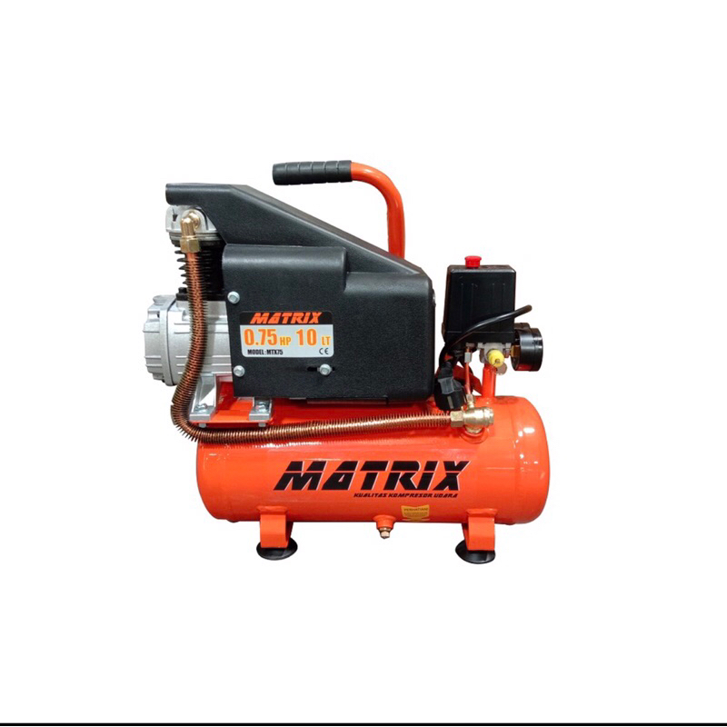 Jual Kompresor Angin/Kompresor Portable 10 Liter MTX 75 Matrix | Shopee ...
