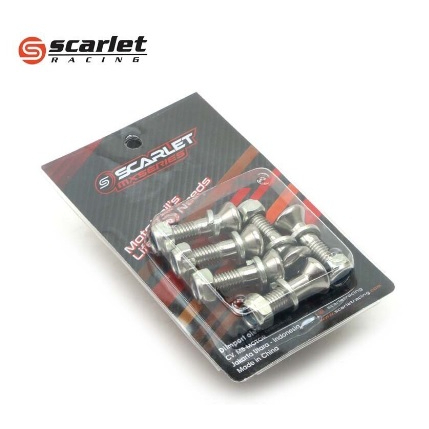 Jual Baut Gear Belakang Scarlet Baut Gir Stainless HSWD 6 Pcs Motor CRF ...