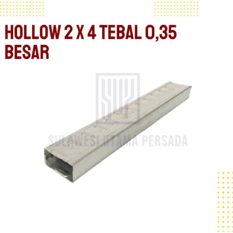 Jual BESI HOLLOW 2 x 4 BESAR TEBAL 0.35 | Shopee Indonesia