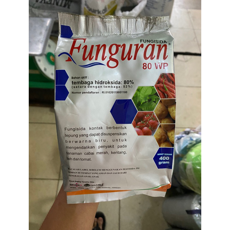 Jual Fungisida funguran 80WP tembaga 400gram | Shopee Indonesia
