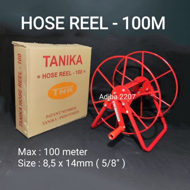 Jual Alat tempat gulungan selang air 100 meter / alat roll selang steam ...