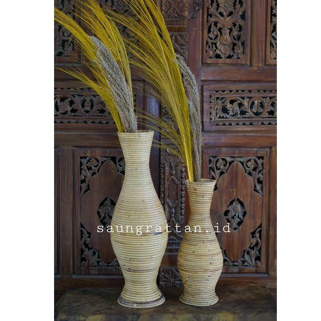 Jual GUCI ROTAN / VAS BUNGA ROTAN | Shopee Indonesia