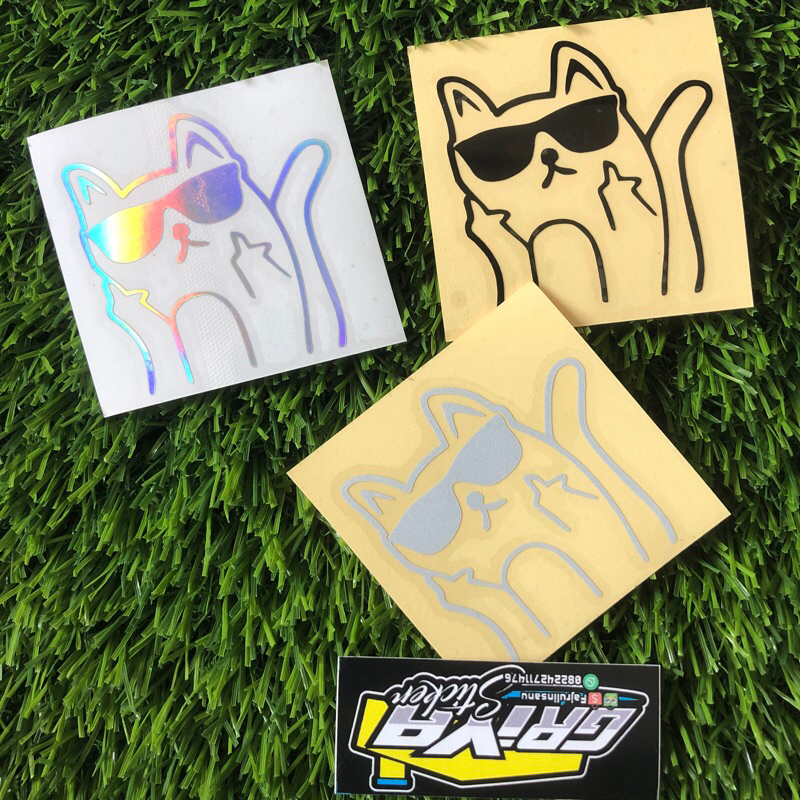 Jual STICKER MIDDLE FINGER PUCEK ANIMASI LUCU STIKER VIRAL STIKER ...