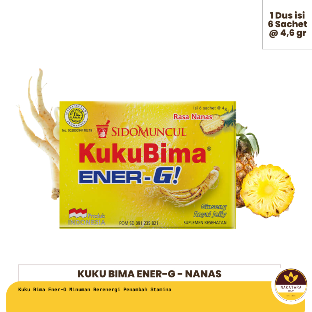 Jual KUKU BIMA ENER-G ISI 6 SACHET SIDO MUNCUL | Shopee Indonesia