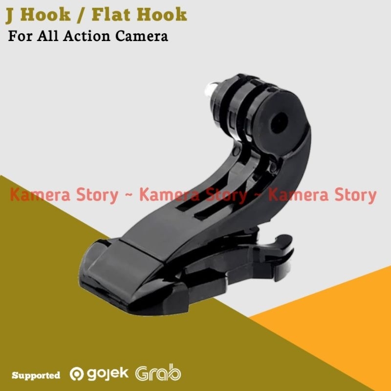 Jual J-Hook Mounting Mount Buckle Vertical JHook For Action Cam Gopro ...