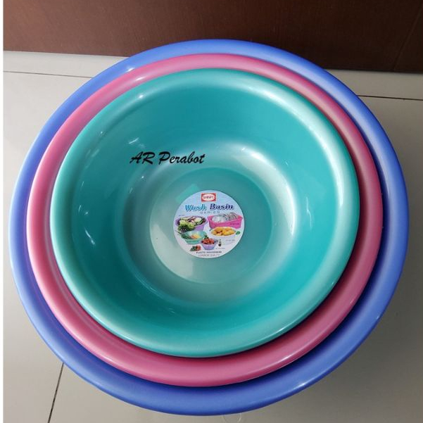 Jual BASKOM SHINPO JUMBO/ WASKOM PLASTIK SHINPO BESAR / BASKOM 48CM ...