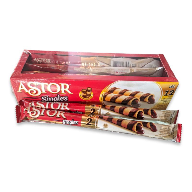 Jual Wafer Astor Singles 1 Box (isi 12 Pcs) | Shopee Indonesia