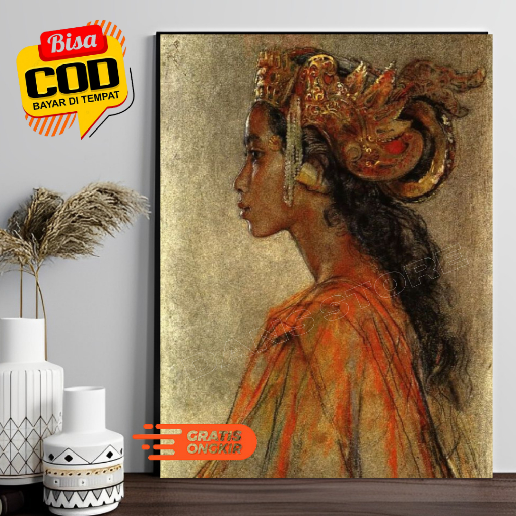Jual Poster Lukisan Wanita Penari Hiasan Dinding Aesthetic WP1 | Shopee ...