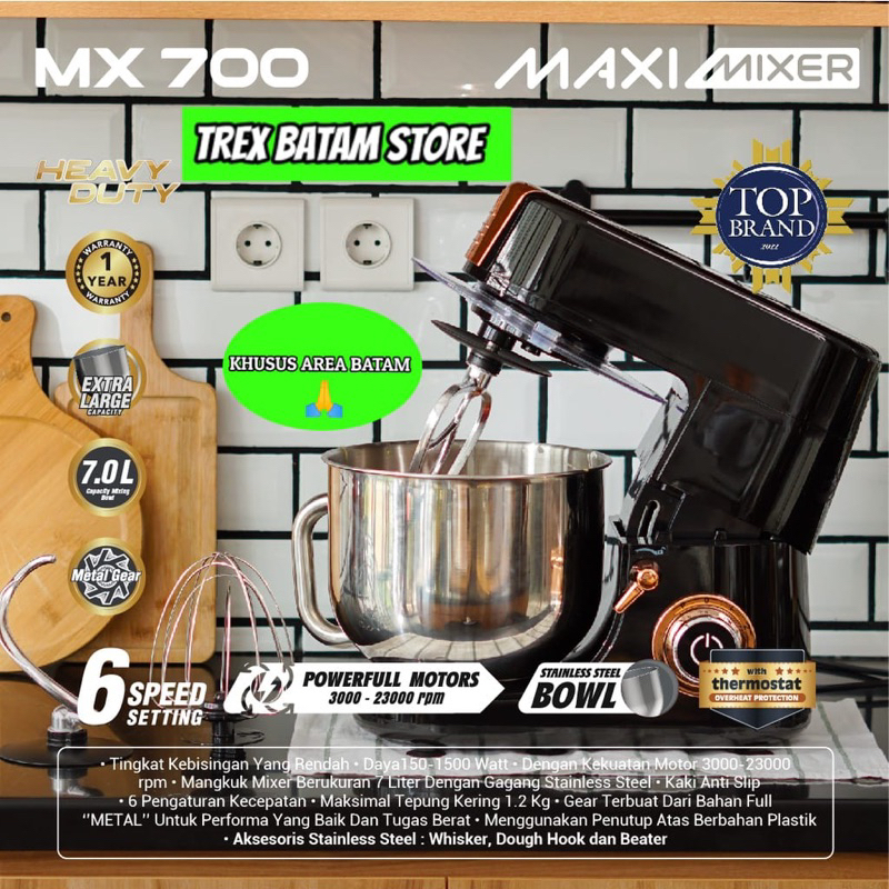 Jual MITO MX 700 STAND MIXER 7LITER (BATAM) | Shopee Indonesia