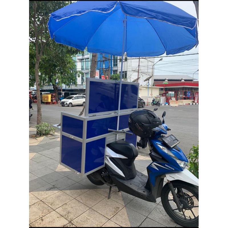 Jual gerobak Rombong alumunium motor cilor papeda | Shopee Indonesia