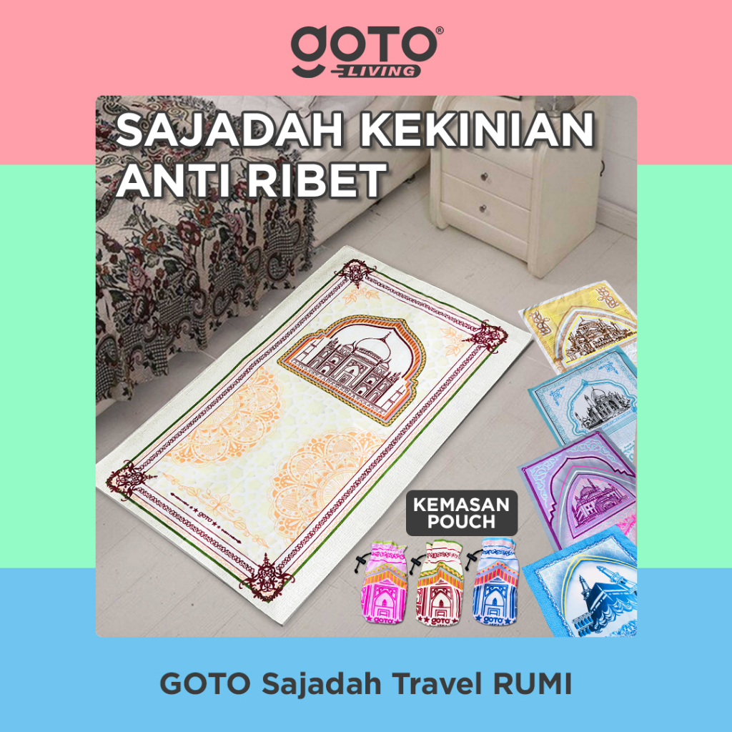 Jual Goto Rumi Sajadah Travel Lipat Sejadah Traveling Sajada Sholat ...