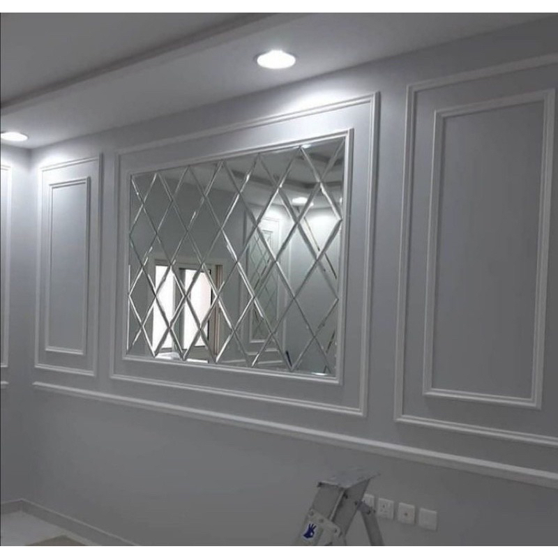 Jual Paket Set Kaca Cermin Moulding 126CM X 84CM dan 147CM X 84CM ...