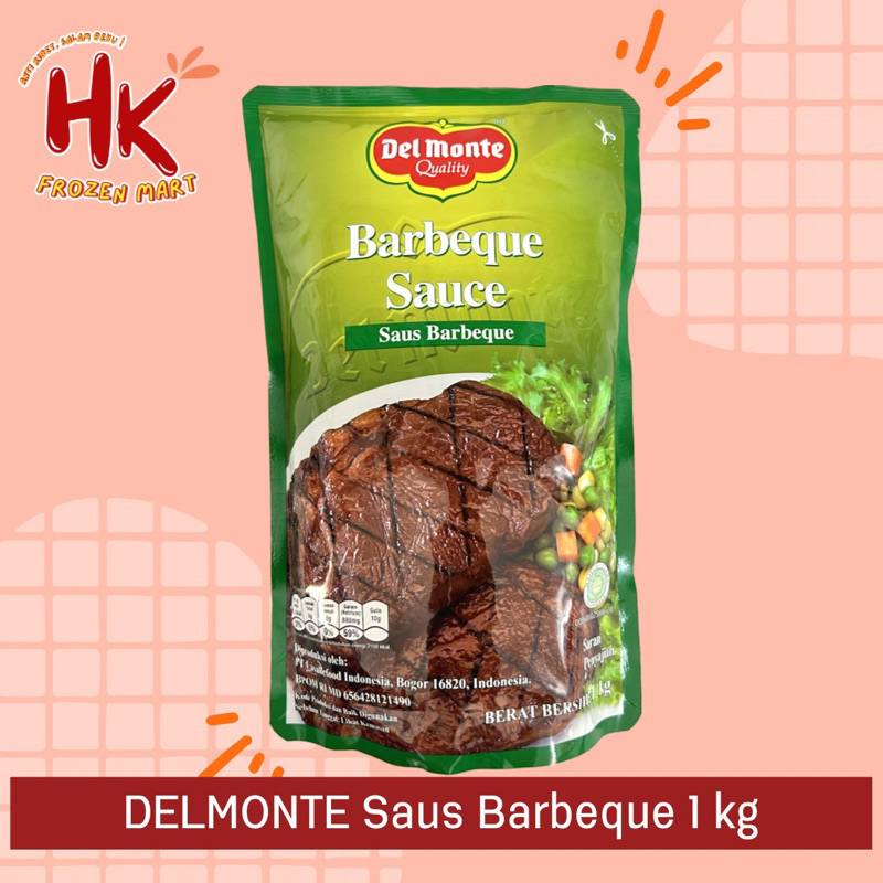 Jual Del Monte Saus Barbeque 1kg (delmonte bumbu sauce bbq) HK Frozen Mart | Shopee Indonesia