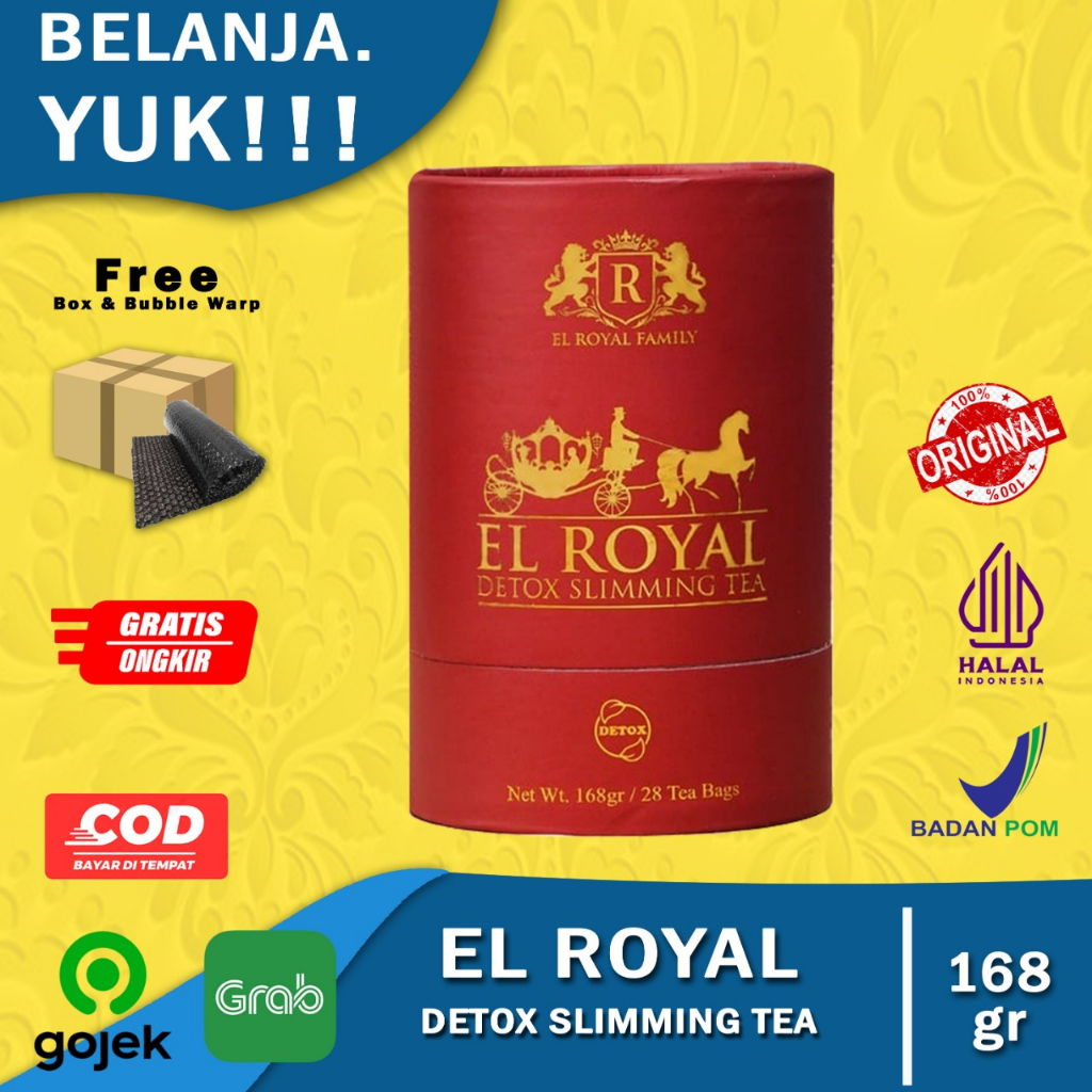Jual El Royal Detox Slimming Tea - Teh Detox 1 Pcs (Garansi Uang ...