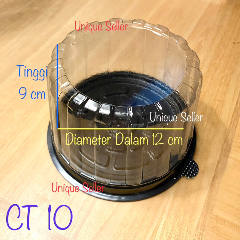Jual [Isi 10] Mika CT 10 Tebal Diameter 12 cm Tinggi 9 Cm / Mika Tart ...