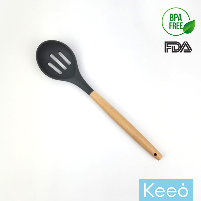 Jual Keeo Aneka Spatula Sutil Silikon Food Grade Abu Abu | Shopee Indonesia