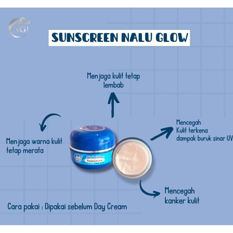 Jual SUNCREEN SPF50 by NALU GLOW | Shopee Indonesia