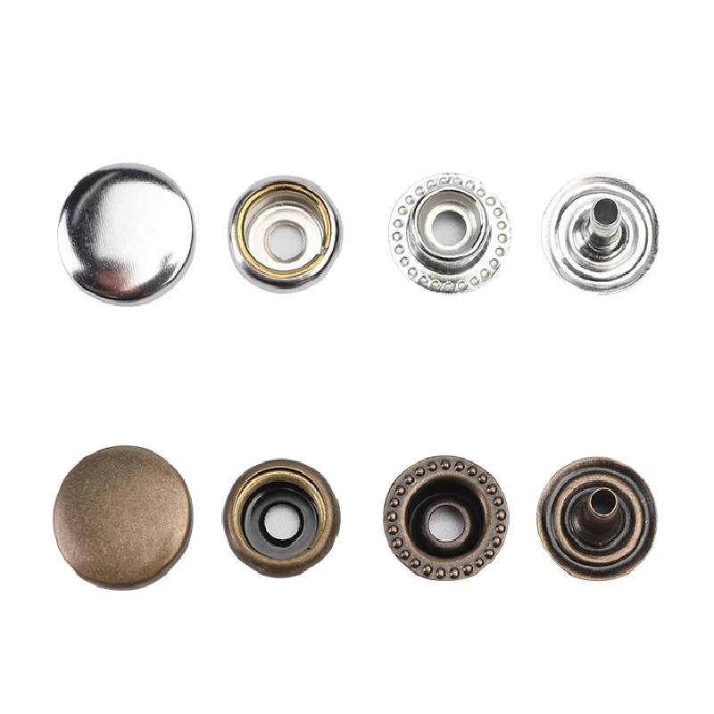 Jual Kancing snap besi 10 set ukuran 15mm warna silver / nikel / nickel ...