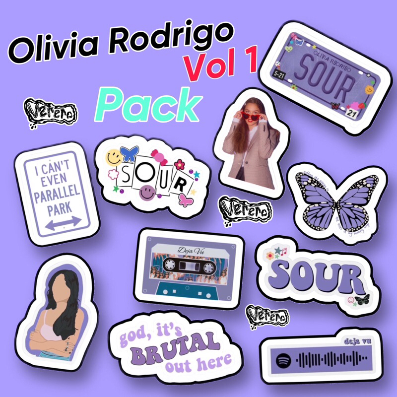 Jual Sticker Tumbler Olivia Rodrigo pack 10 Pcs | Shopee Indonesia