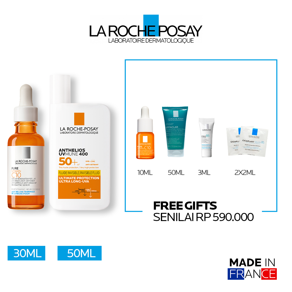 Jual La Roche Posay Anti-Age & Brightening Kit + Free Gifts Senilai ...