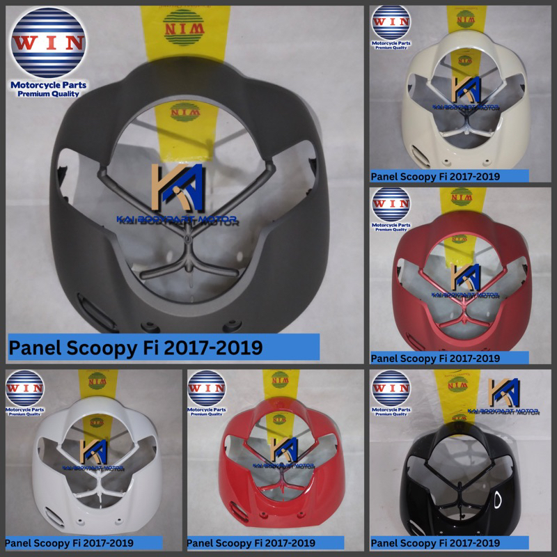 Jual Dek tebeng depan honda scoopy fi 2017 2018 2019 Win hitam|Cover ...