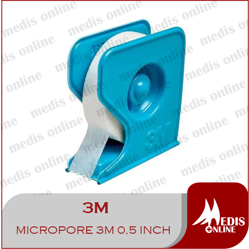Jual Micropore 3M 1/2 inch / Micropore 1/2 inci / Plester 3M 1/2 inch ...