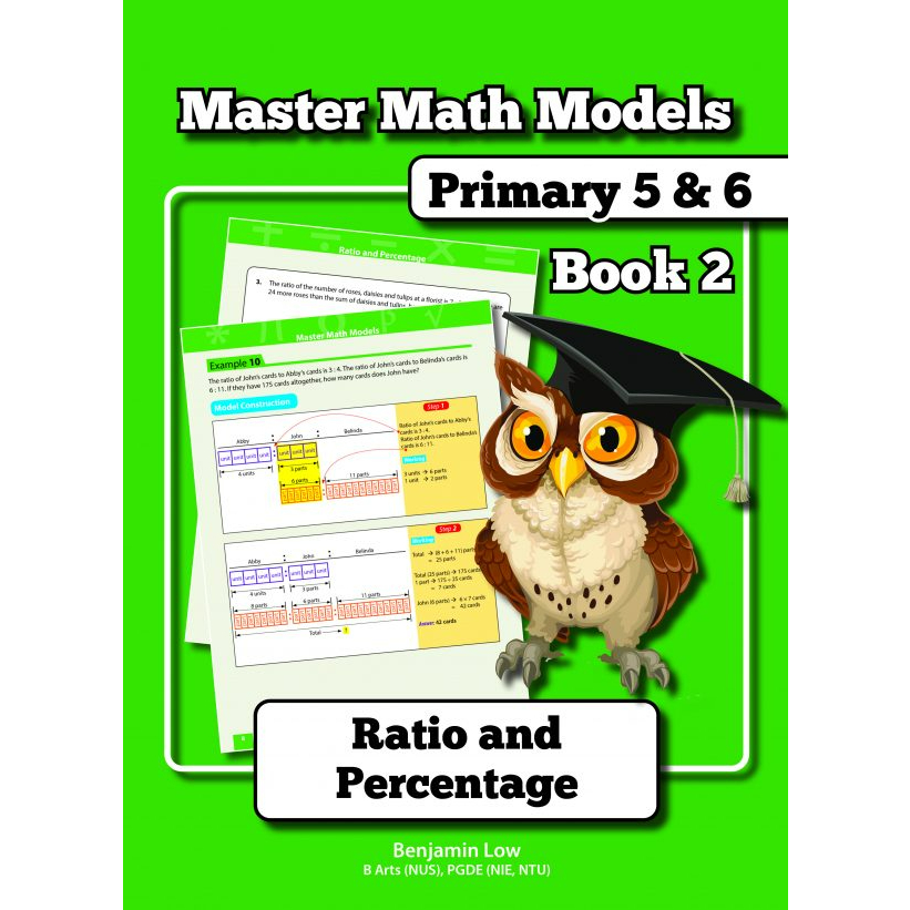 Jual Master Math Models Primary 5 & 6 Book 2 – Ratio and Percentage ...