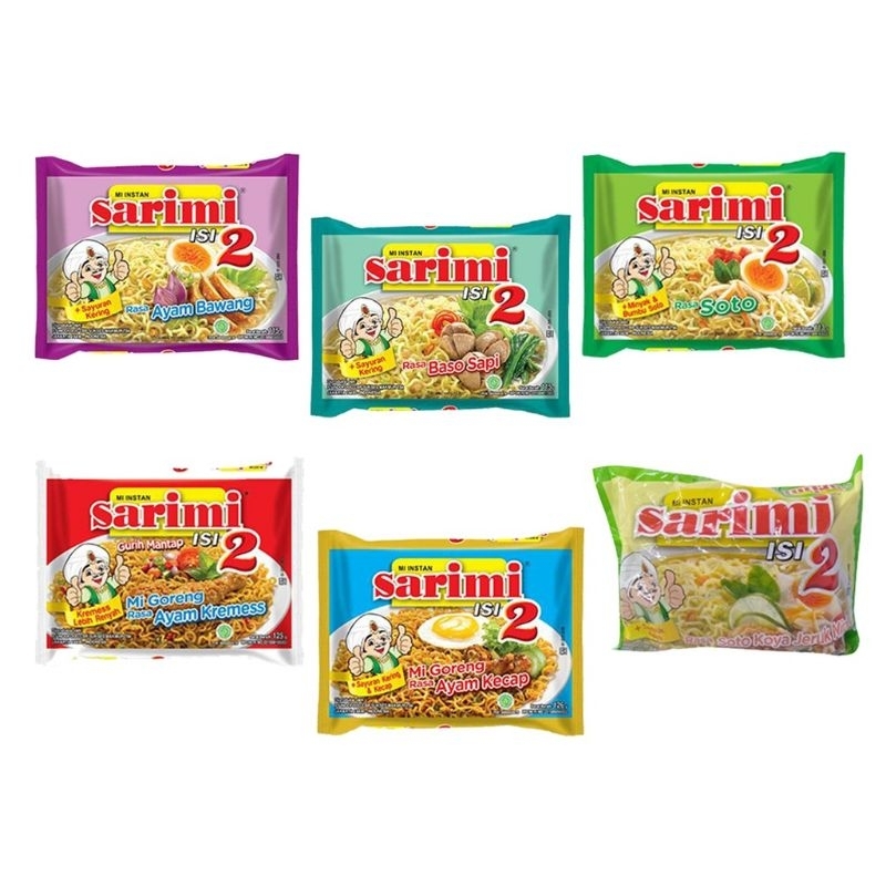 Jual Sarimi Isi 2 Mie Instan All Varian | Shopee Indonesia