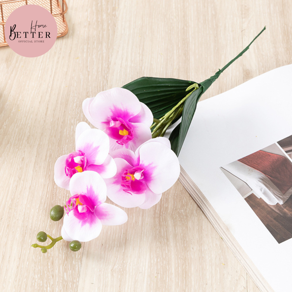Jual Better Home - Flower Artificial Anggrek Latex Bunga Anggrek Palsu ...