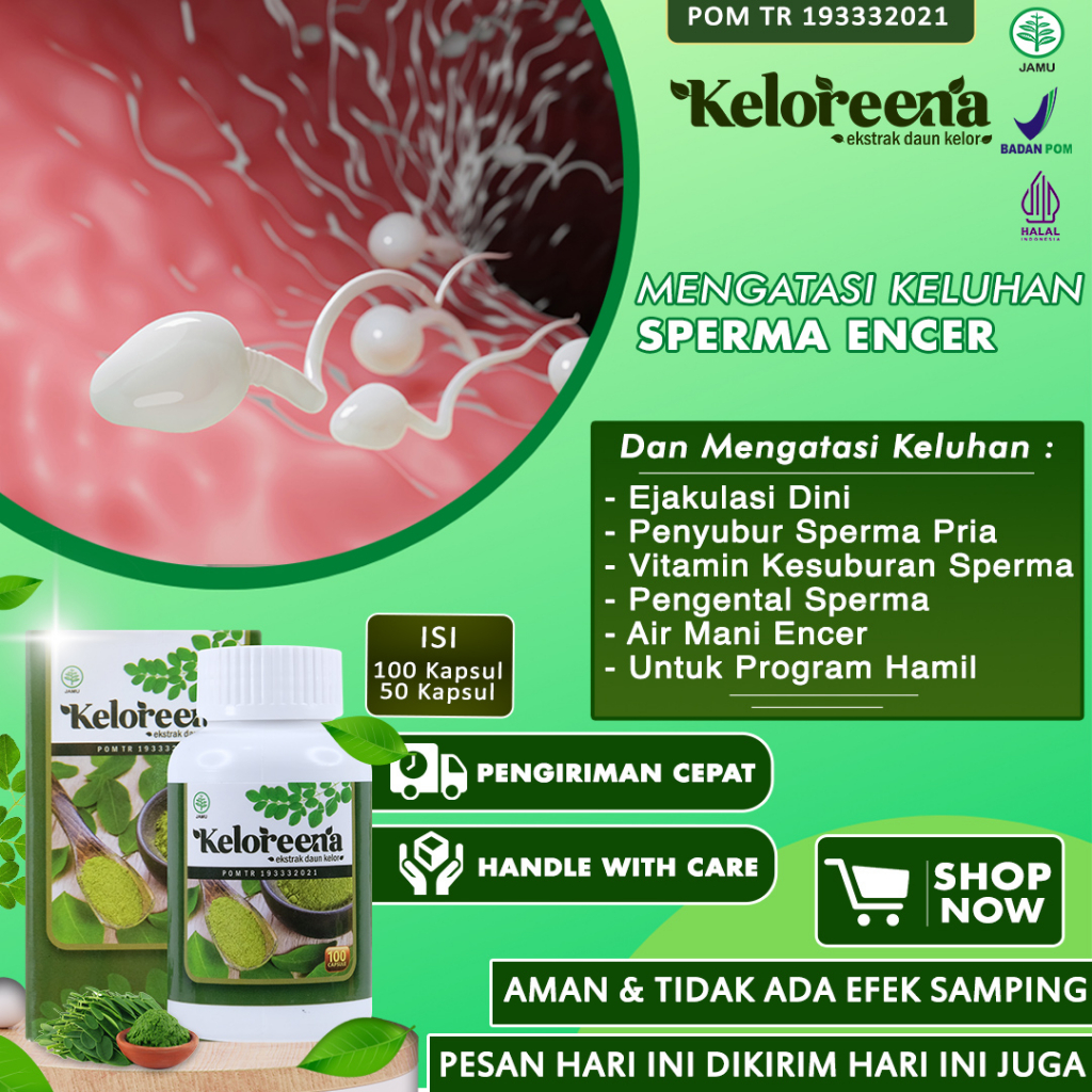 Jual Obat Sperma Encer Buat Program Hamil Vitamin Pengental Sperma Pria ...