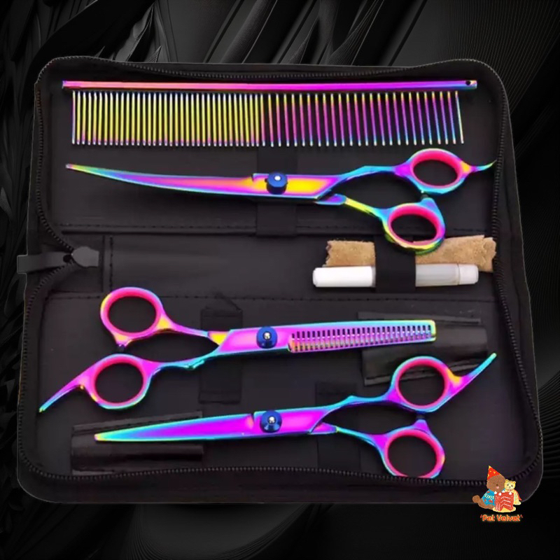Jual 5 Stars Set Gunting Grooming Hewan Premium Professional Groomer ...