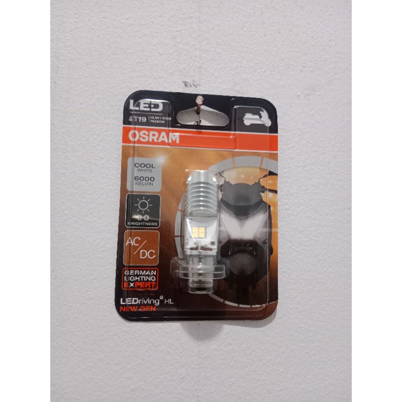Jual OSRAM LED T19 BOHLAM UTAMA MOTOR Osram asli WHITE AC/DC PLUG n ...