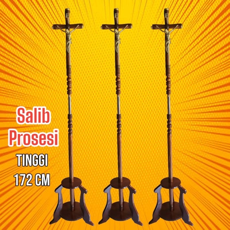 Jual SALIB PROSESI/PERAYAAN EKARISTI KATOLIK /PERLENGKAPAN LITURGI ...