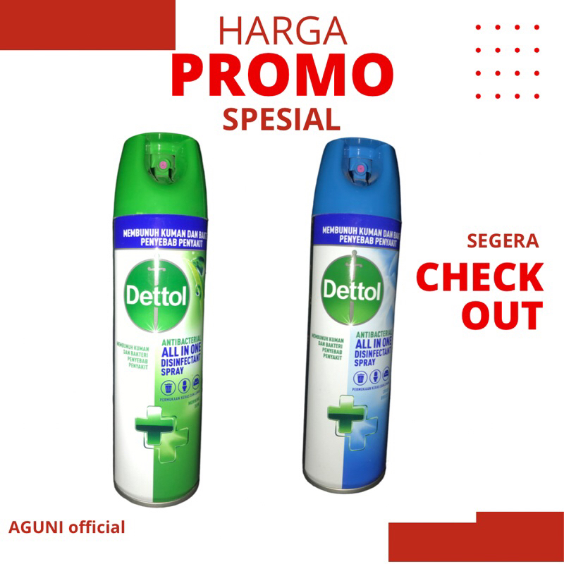 Jual Dettol All in One Disinfectant Spray 225ml | Shopee Indonesia