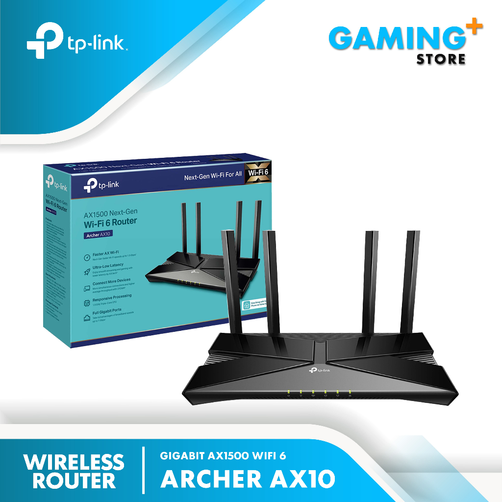 Jual Wireless Router TP-Link Archer AX10 Gigabit AX1500 Wifi 6 | Shopee ...