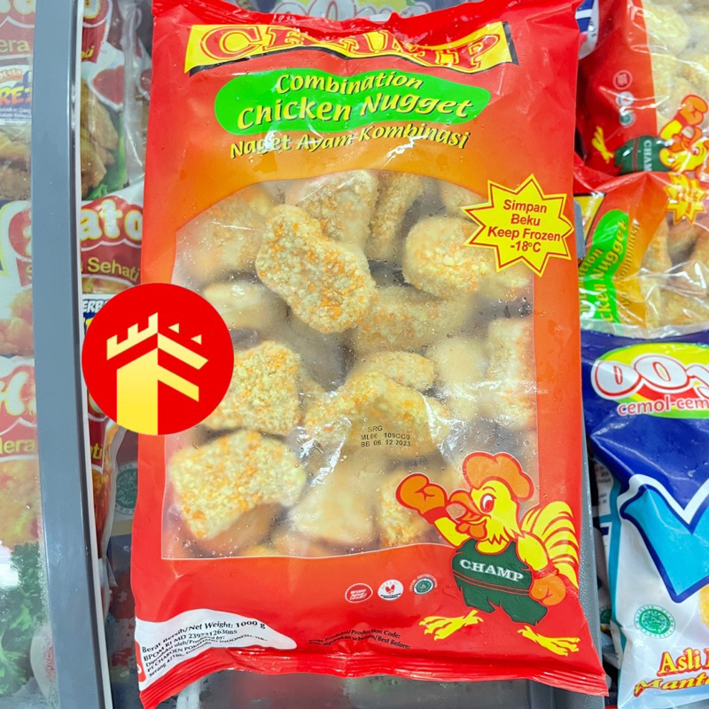 Jual CHAMP CHICKEN NUGGET 1 KG 500 GR | Shopee Indonesia