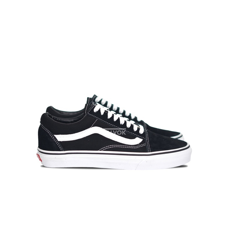 Jual Vans Old Skool Classic Black White Original 100 Shopee Indonesia