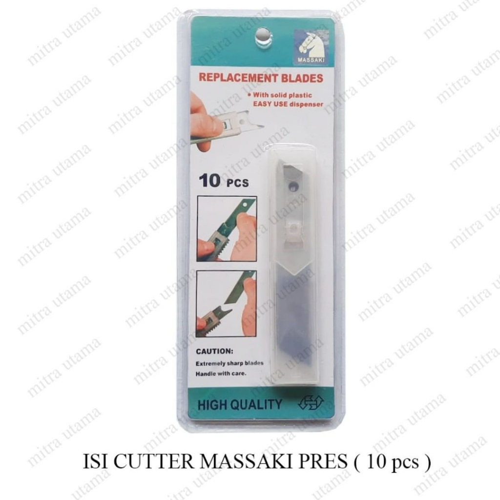 Jual Isi Cutter - Mata Cutter Massaki (10 pcs) | Shopee Indonesia