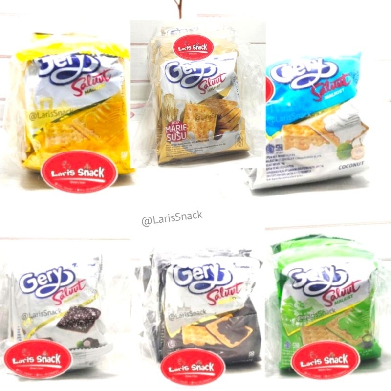 Jual Gery Saluut Salut Malkist Cracker Renceng All Variant (1 pack isi ...