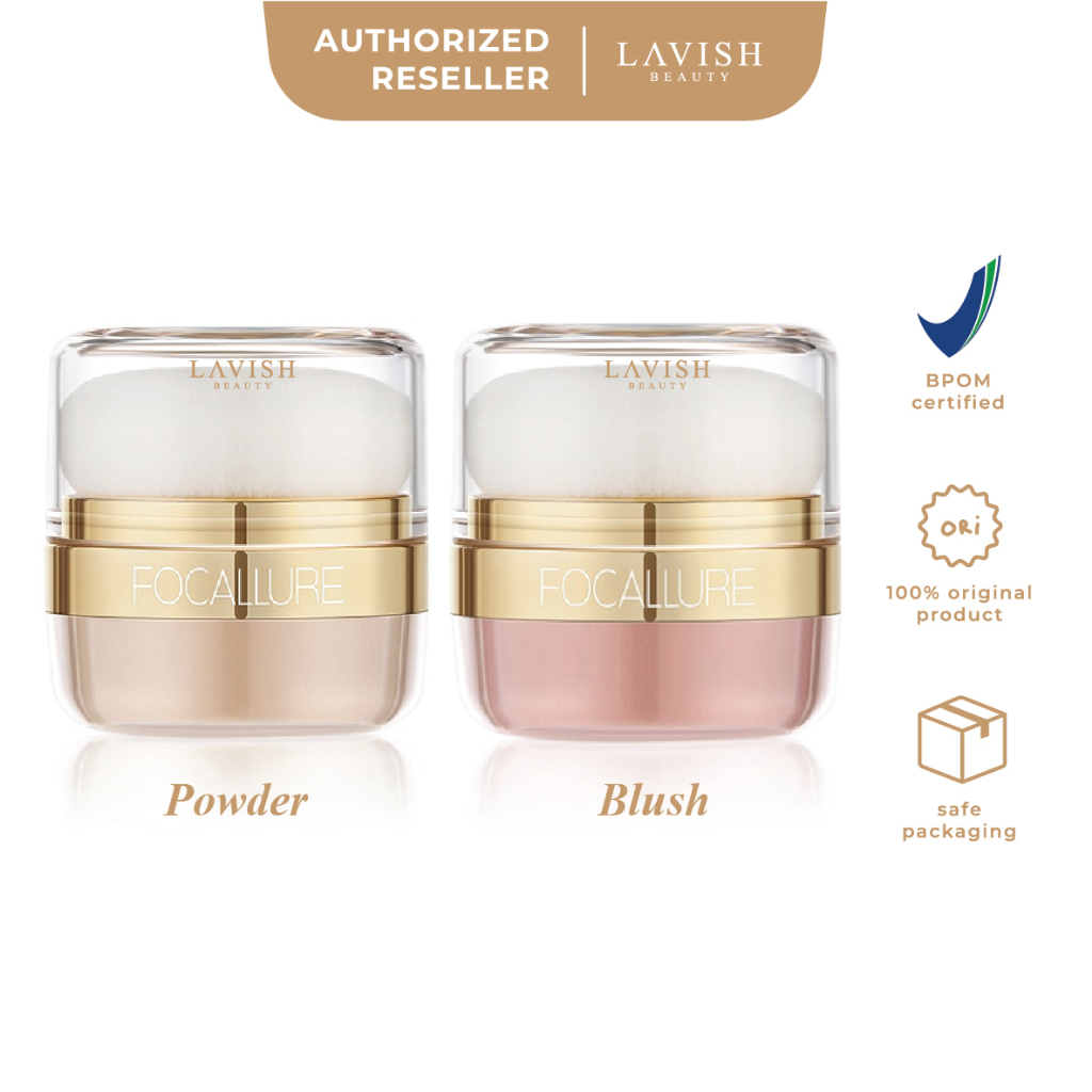 Jual (EXP JUNI 2025) FOCALLURE Instant Retouch Setting Powder // Blush (4gr) (FA259) | Shopee ...
