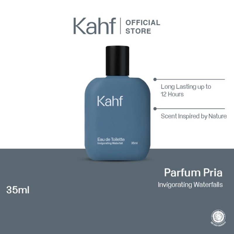 Jual Kahf Parfum Pria - Invigorating Waterfall Eau De Toilette 35 ml ...